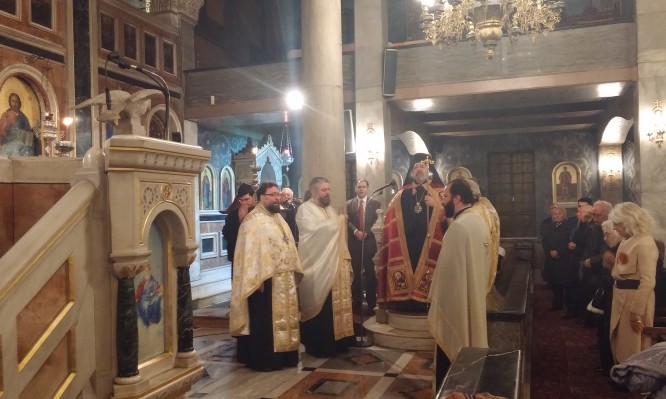 Ο Μητροπολίτης Ισπανίας Πολύκαρπος στην Αγία Μαρίνα | Dogma