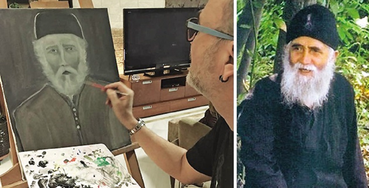 Πώς ο Σταμάτης Γονίδης ζωγράφισε τον Γέροντα Παΐσιο χωρίς να τον έχει ...