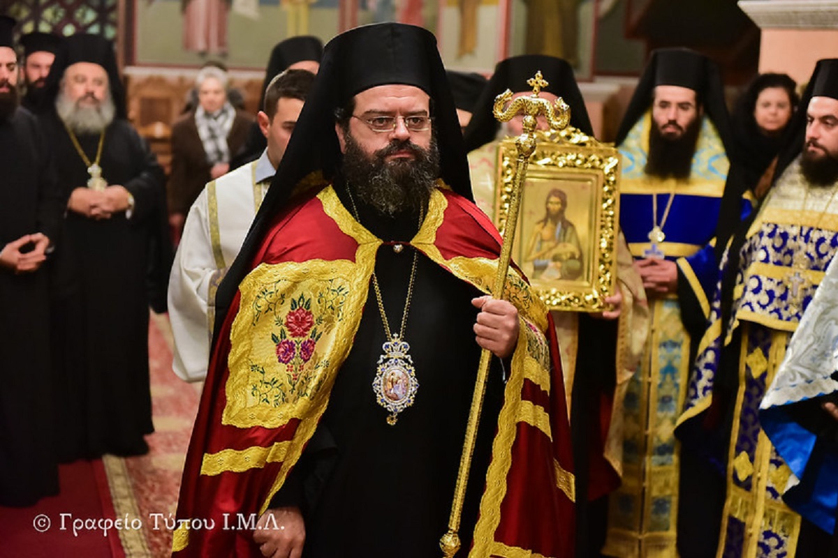 Πανηγυρικός αρχιερατικός εσπερινός Τιμίου Προδρόμου στη Μητρόπολη ...