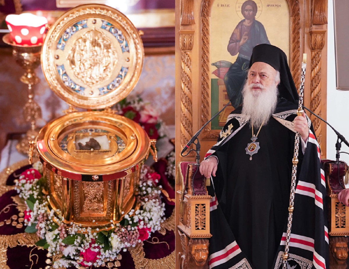 Ιερό Λείψανο του Αγ. Γρηγορίου Παλαμά στον Ι.Ν Οσίου Αντωνίου Βεροίας ...