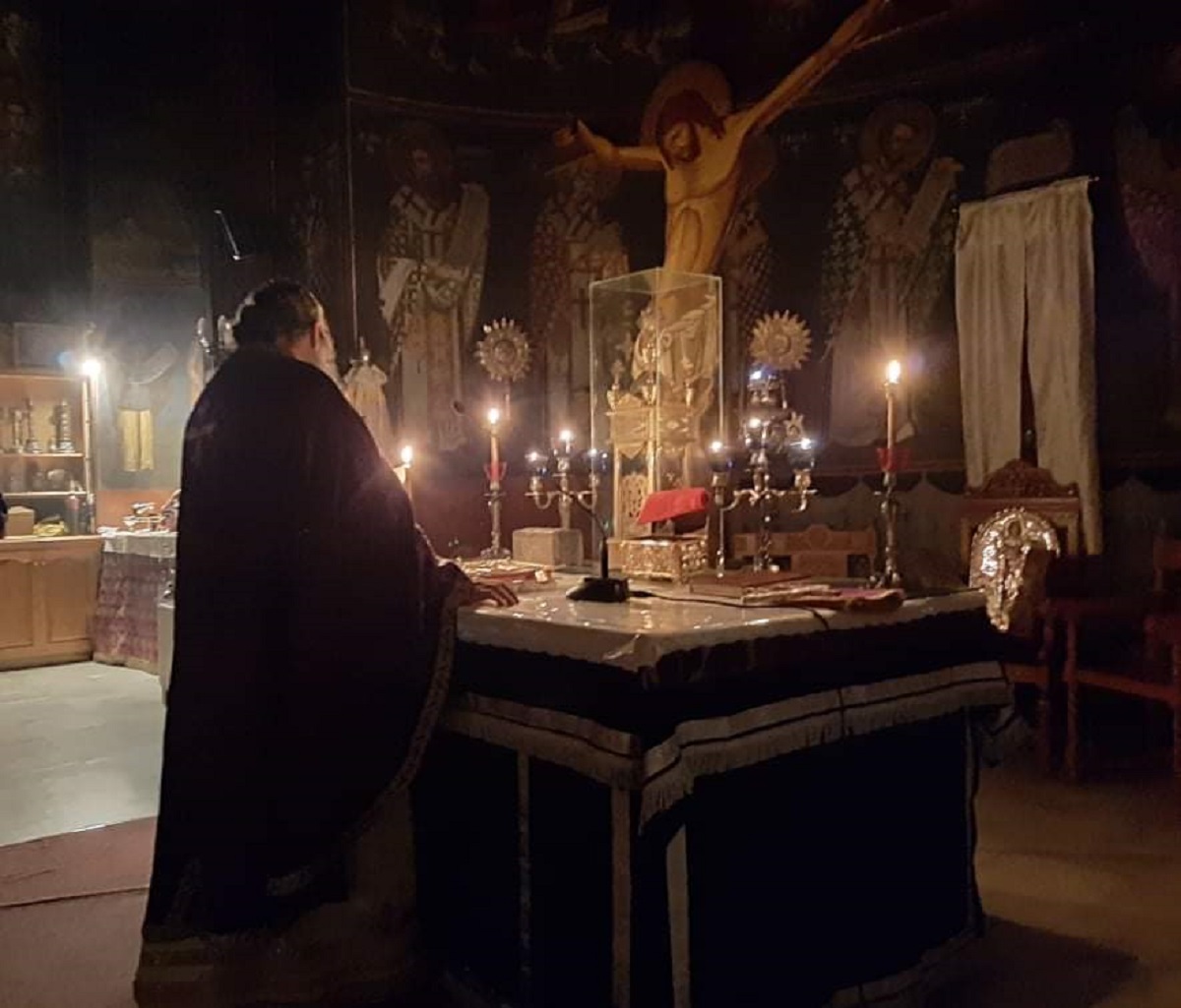 Θεία Λειτουργία Προηγιασμένων Τιμίων Δώρων στον Ι.Ν Τιμίου Προδρόμου ...