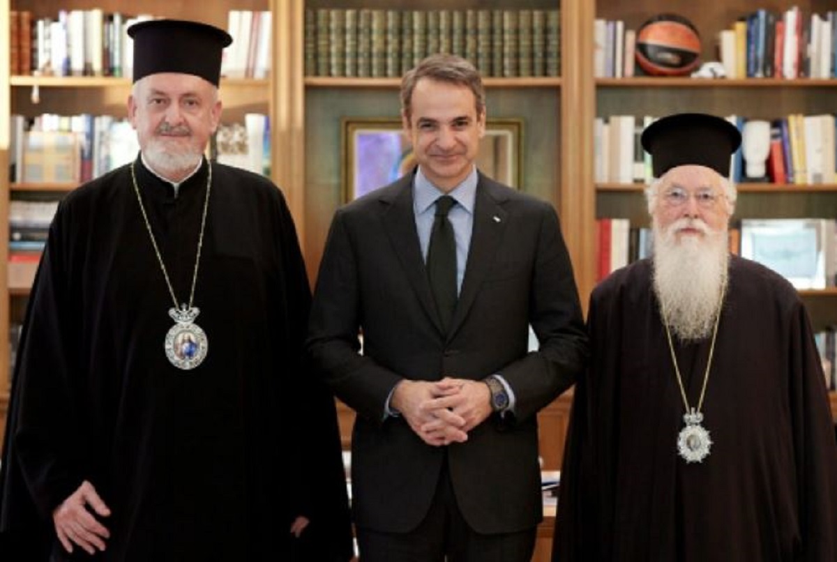 Συνάντηση Μητσοτάκη με Ιεράρχες του Οικουμενικού Θρόνου | Dogma
