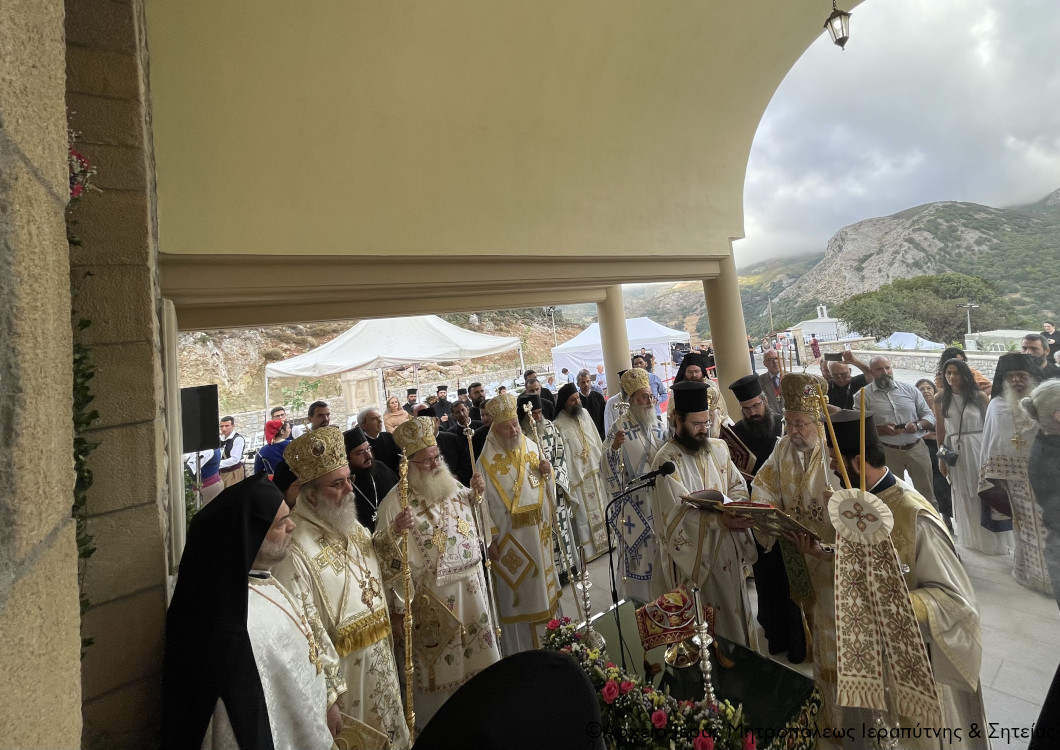 Λαμπρά εγκαίνια Ι.Ν Οσίου Νικηφόρου Λεπρού στο Συρικάρι Κισάμου. | Dogma