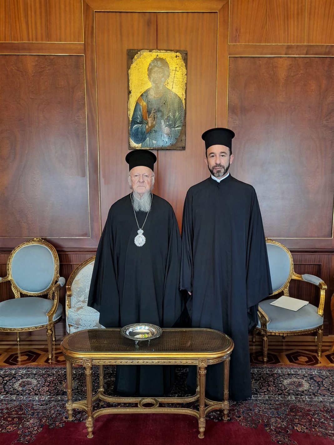 Ο Μητροπολίτης Ναυκράτιδος Παντελεήμων στον Οικουμενικό Πατριάρχη | Dogma