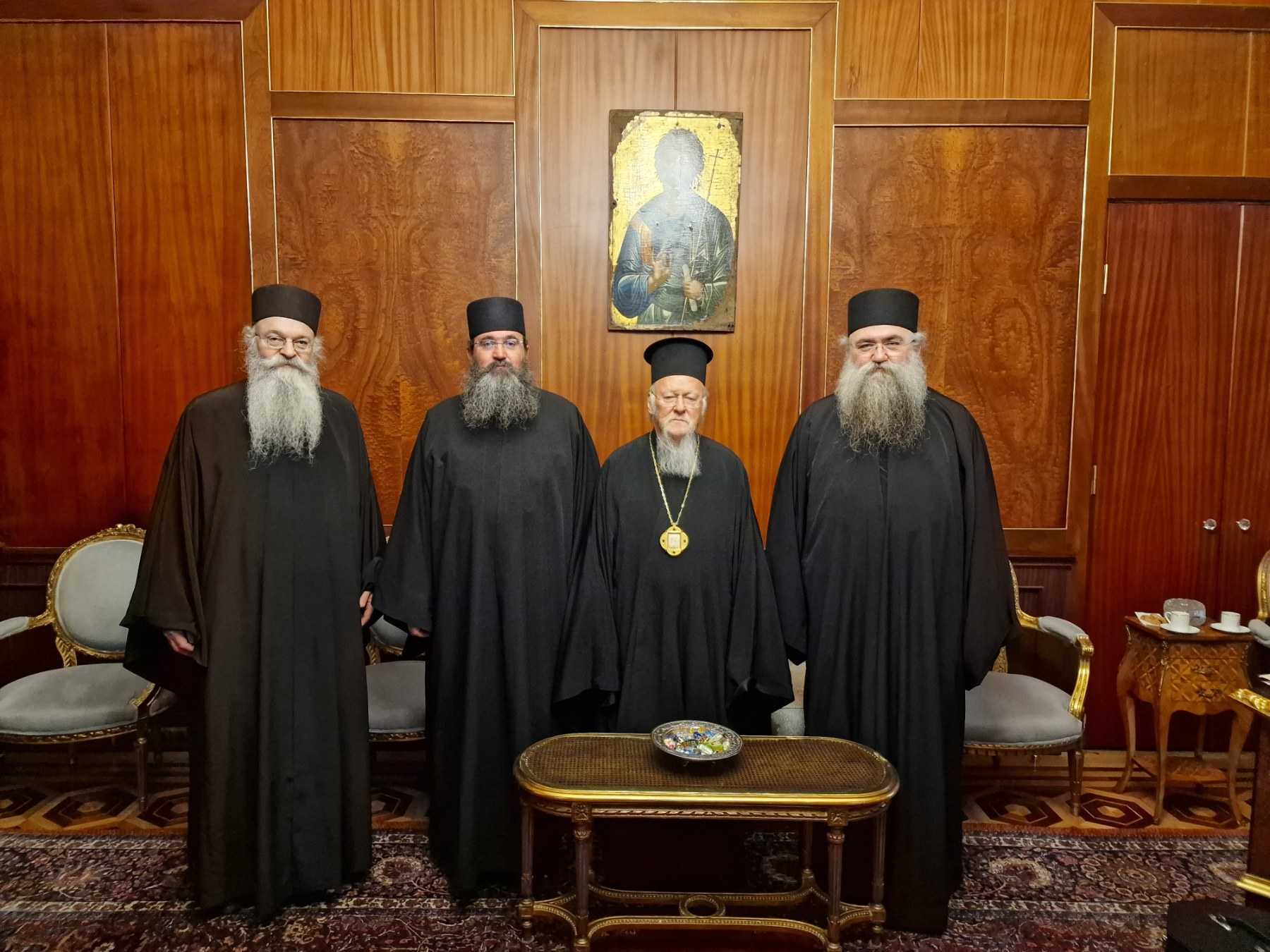 Ο Ηγούμενος της Εσφιγμένου Βαρθολομαίος στο Φανάρι | Dogma