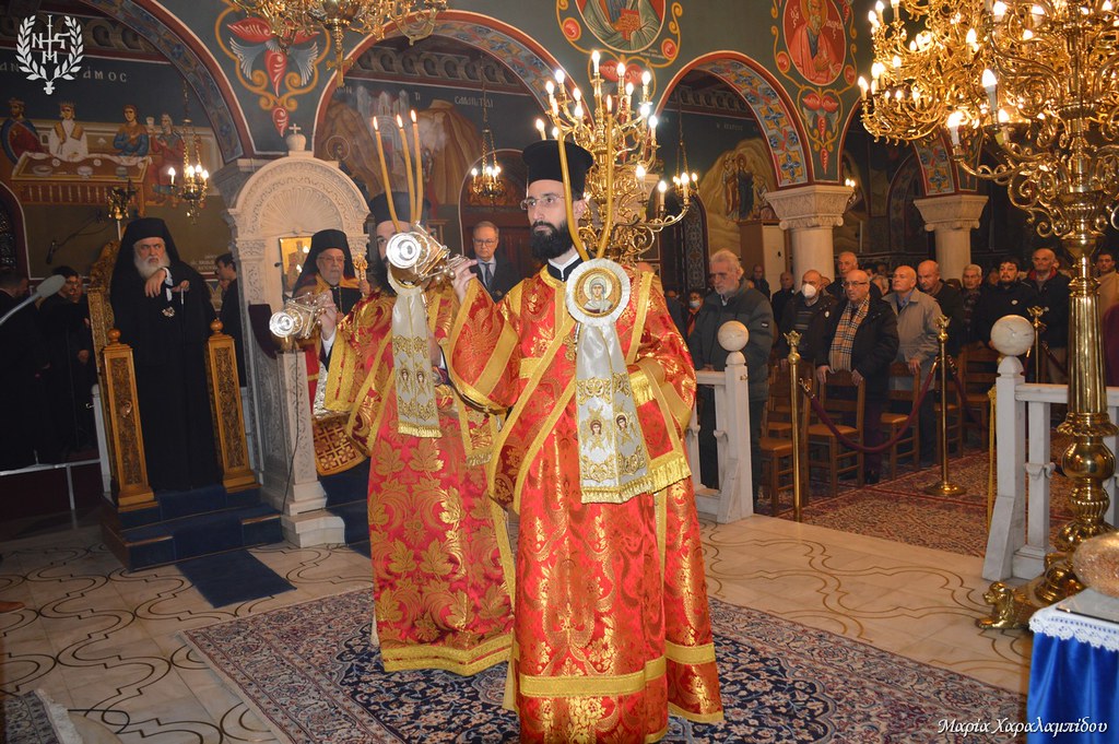 Πανηγυρικός Αρχιερατικός Εσπερινός στον Ι.Ν.Αγίου Ελευθερίου ...