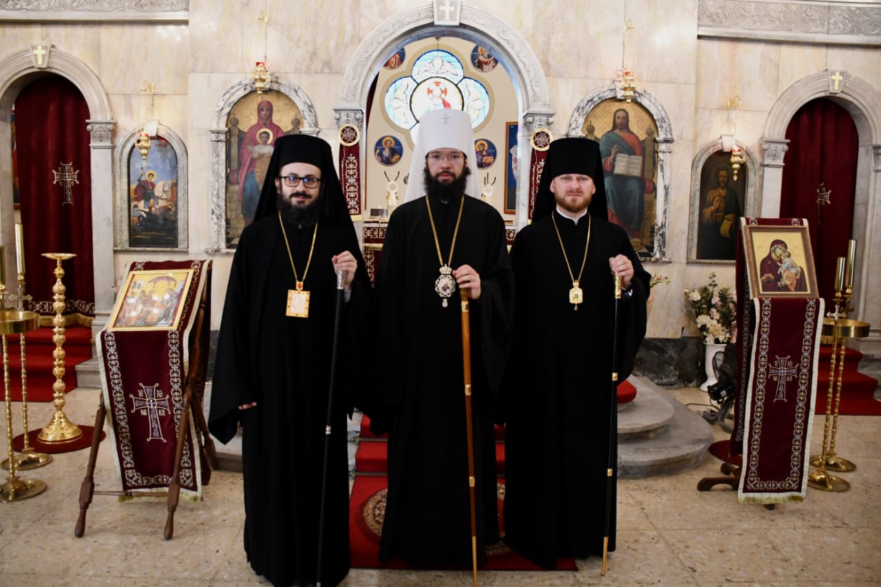 Ο μητροπολίτης Βολοκολάμσκ Αντώνιος συναντήθηκε με τον μητροπολίτη ...