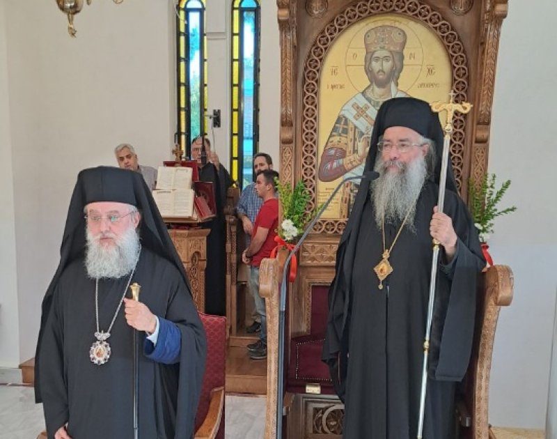 Εγκαίνια Ιερού Ναού Αγίου Τιμοθέου επισκόπου Προικοννήσου Νέων Παλατίων ...