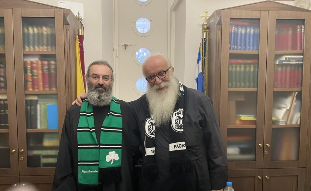 Ο «Παπα-ΠΑΟΚ» συνάντησε στο Αγρίνιο τον «Παπα-Παναθηναϊκό»- Φωτο | Dogma