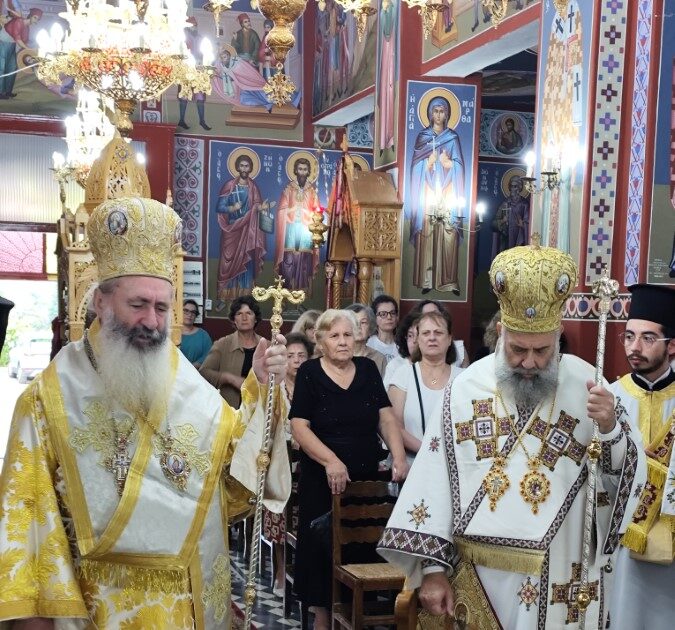 Δισαρχιερατική Θεία Λειτουργία στην Καρδίτσα για την εορτή του Αγ ...