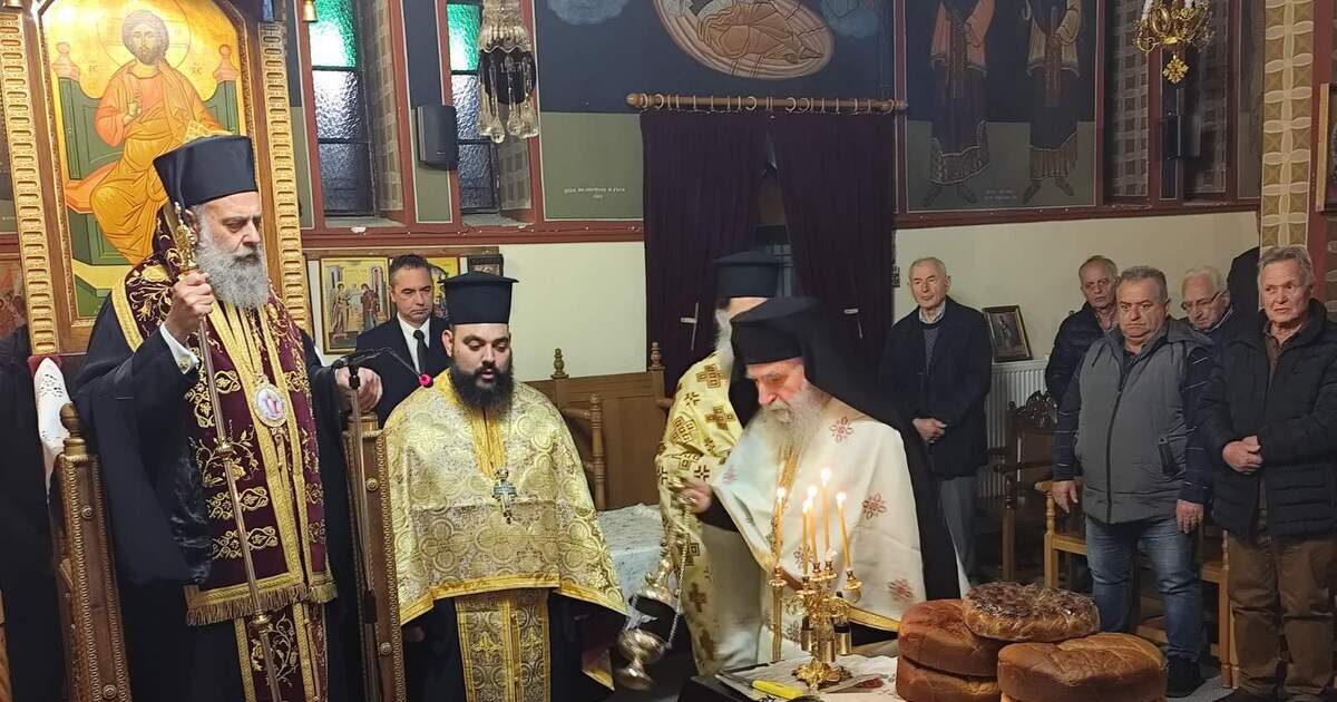 Ιερά μνήμη του αγίου Γρηγορίου Επισκόπου Ακραγαντίνων στη Μητρόπολη ...