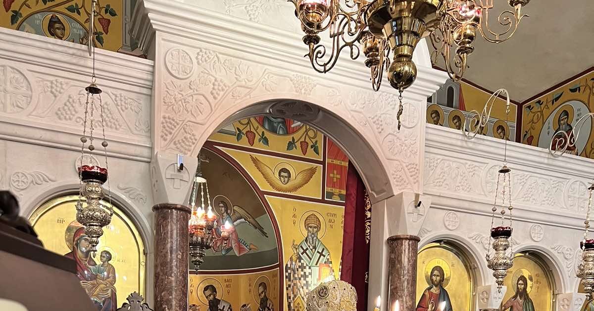 Ο Ιωαννίνων Μάξιμος στον Ιερό Ναό του Αγίου Παϊσίου του Αγιορείτου ...