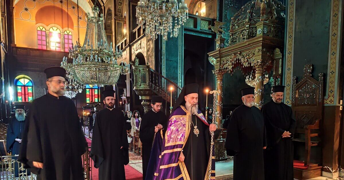 Ο Ε΄ Κατανυκτικός Εσπερινός στον Ι.Μ.Ν. Αγίων Κωνσταντίνου και Ελένης ...