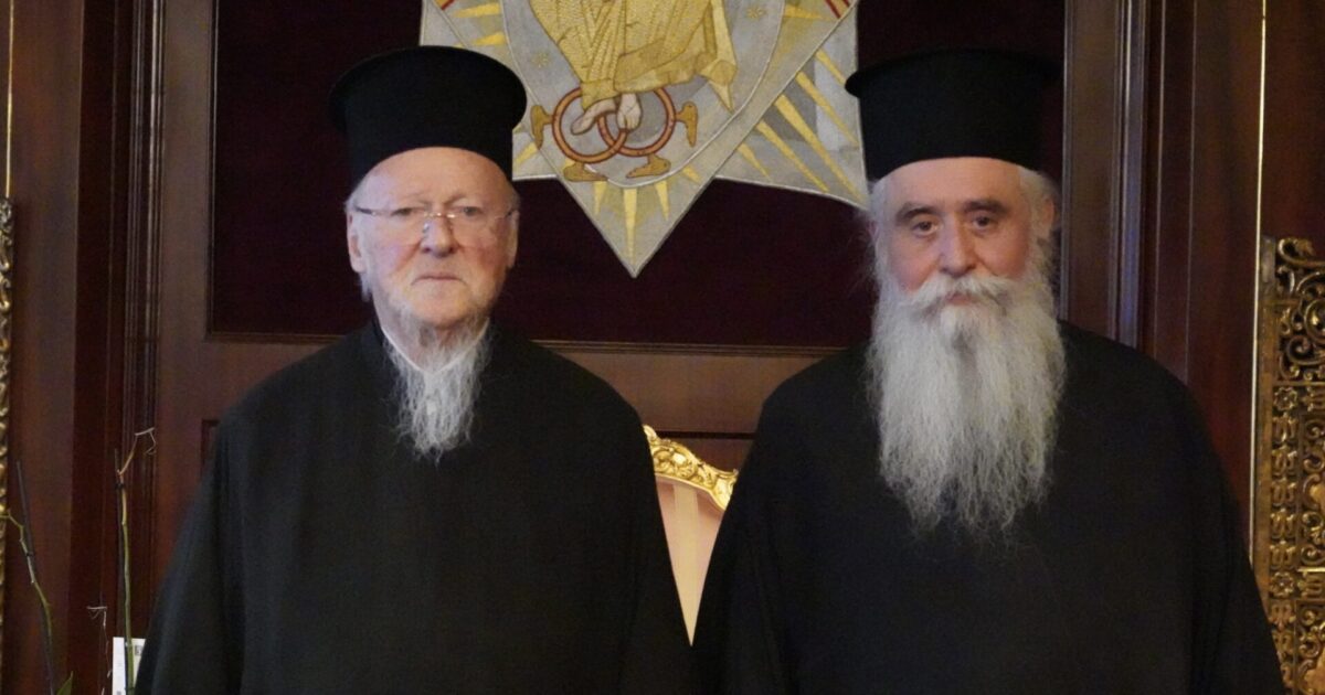 Στο Οικουμενικό Πατριαρχείο ο νέος Ηγούμενος της Μονής Σινά κ. Συμεών ...